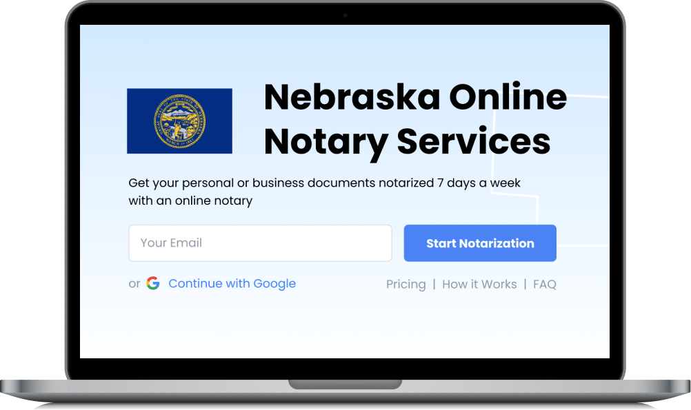 Online Notary Nebraska - RON Services | Onenotary